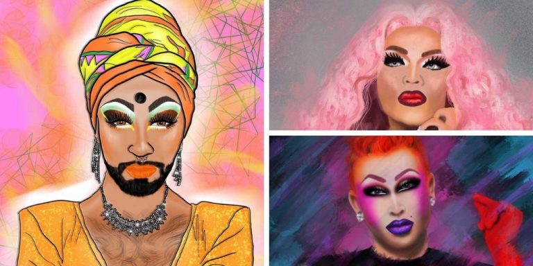 The Awesome Drag Art by Timmery on Instagram ⋆ Global Cocktails Blog