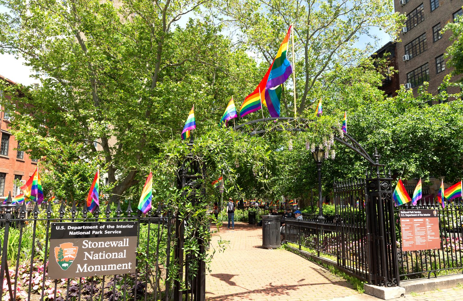 Pride Flag Proudly Flies Again At The Stonewall National Monument in NYC